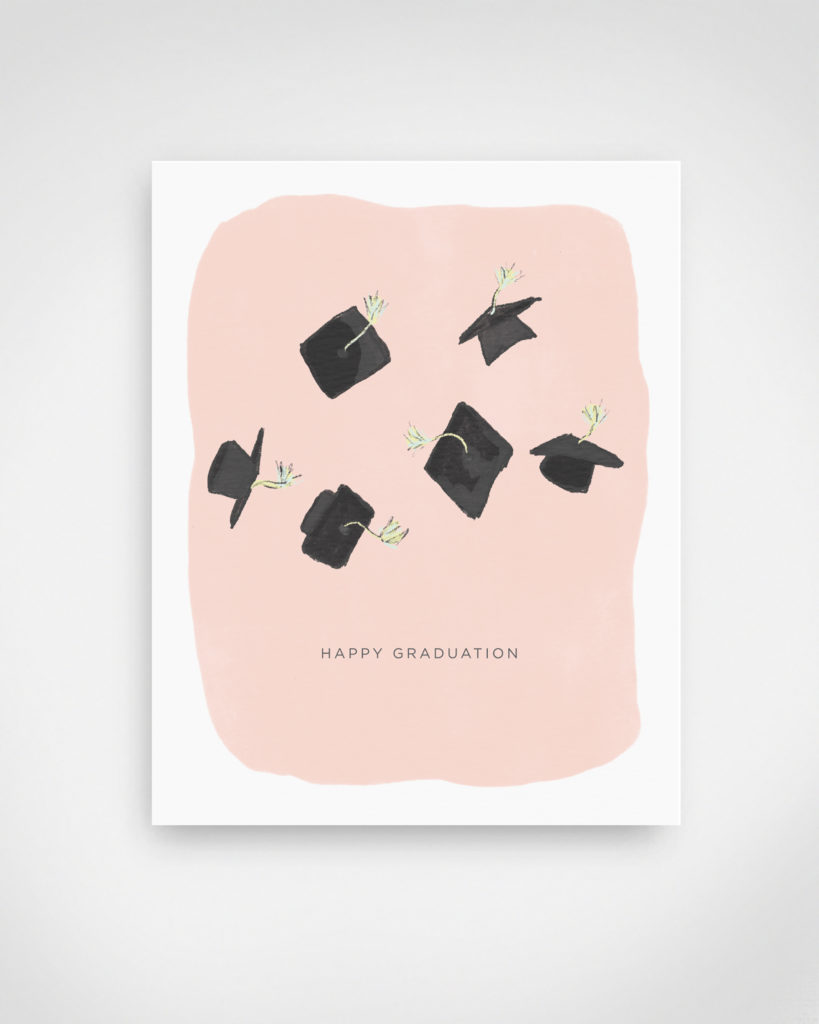 Hats off Graduation Greeting Card | Hooray Paper Co.
